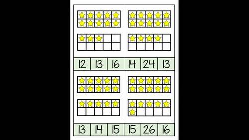 Ten Frame Task Cards 1-60 | Develop Number Sense and Place Value