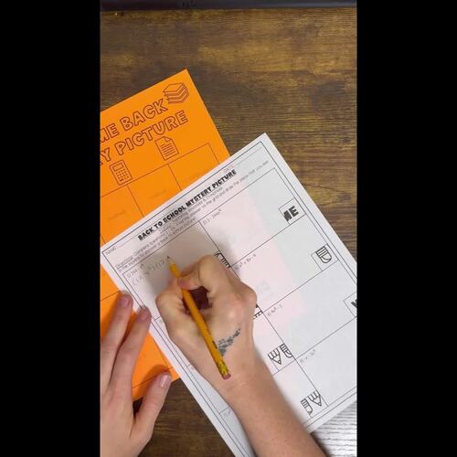 Algebra 2 Back to School Mystery Picture | Factoring Review | DOTS | A ...