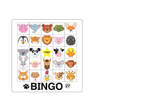 Animal Bingo ESL ELL Newcomer Game by Donald's English Classroom