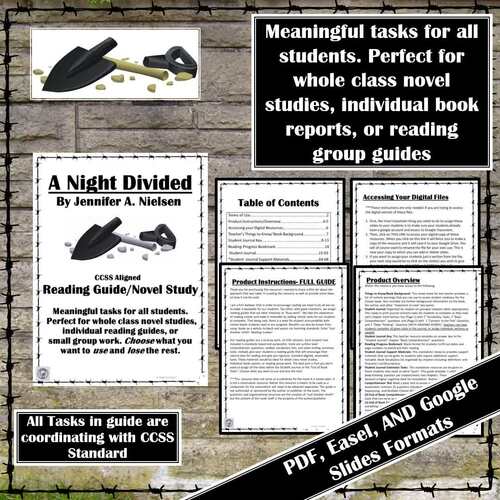 A Night Divided | Reading Guide | Book / Literature Novel Study ...