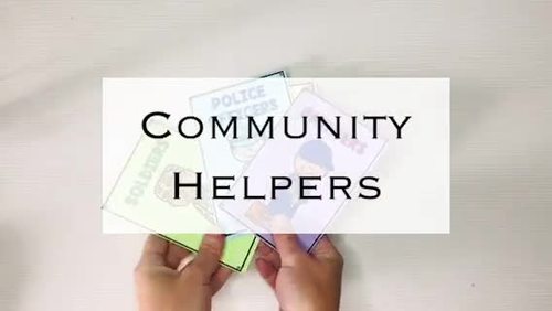 Community Helpers Reading Comprehension | Emergent Readers and Flip books