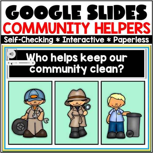 Community Helpers – Google Slides by Carrie Lutz - Classroom Callouts