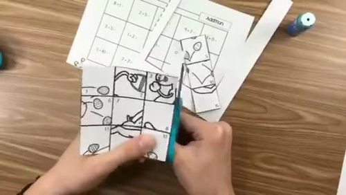 Easter Holiday Addition & Subtraction Picture Puzzles by A Sketchy Guy