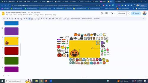 Build Your Own HALLOWEEN Monster Scene Google Slides: Keypad or Mouse ...