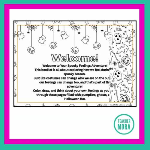 My Feelings Adventure Book - Spooky Edition - Emotions by Teacher Mora