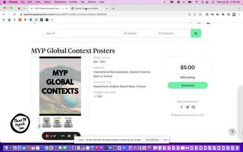 MYP Global Context Posters by That'll Teach Em | TPT