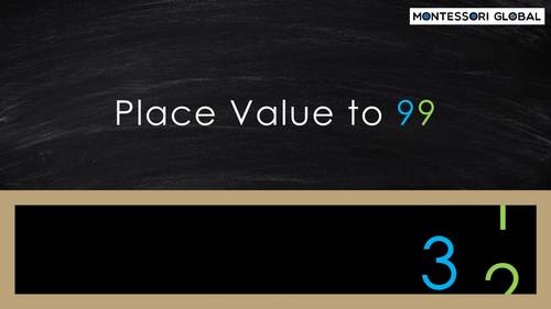Montessori | Place Value to 99 - Digital Slider PowerPoint Presentation