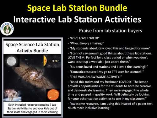 Space Science Lab Station Activity Bundle - 6 - Engaging, Hands-on ...
