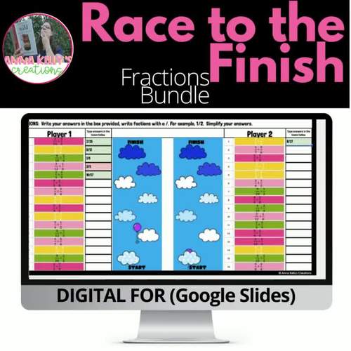 Adding Subtracting Multiplying and Dividing Fractions Digital Partner Games
