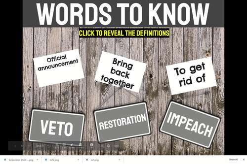 Civil War Reconstruction Interactive Google Slides™ | Distance Learning