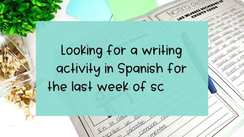End of the Year Writing Activity in Spanish | End of year reflection in ...