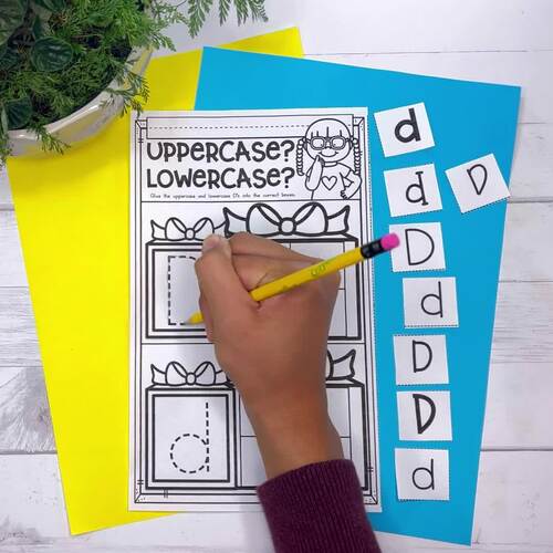 Alphabet Uppercase and Lowercase Letter Sort Worksheets | Letter ...