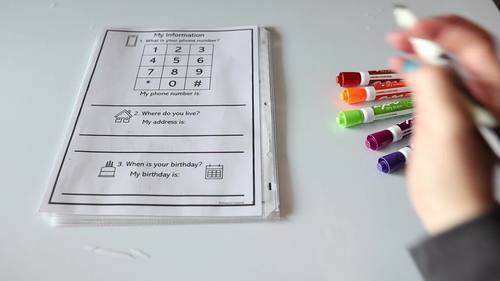 All About Me Speech Therapy Back to School by A Space to Speak | TPT