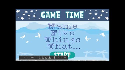 Magic Doors Name Five things that Digital Interactive ESL Game for ...