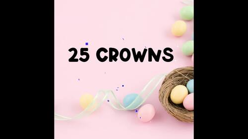 Easter Crowns | Spring Crowns | Easter & Spring Crafts by First Grade Party