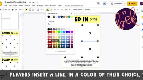 Adding One Digit Numbers | Printable & Digital Game | Boxed in Series ...