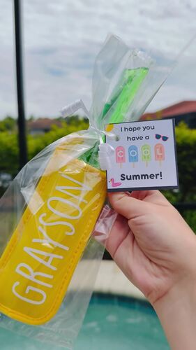 End of the Year Student Gift Tag- Summer/Popsicle Theme | TPT