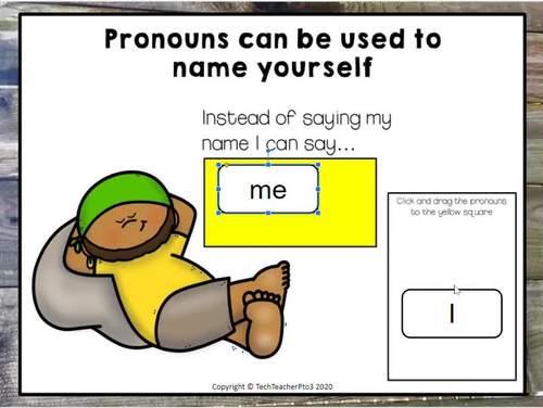 Parts of Speech Pirate Pronouns Google Slides ™ Distance Learning