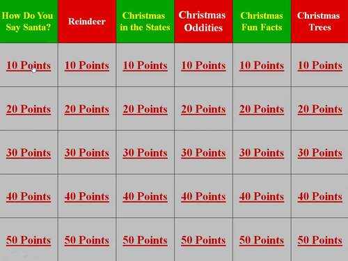 Christmas Activity Game Show What You Know #2 by CarolJ Creations