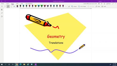 Translations - Transformations (Geometry) - Instructional Slides & Video