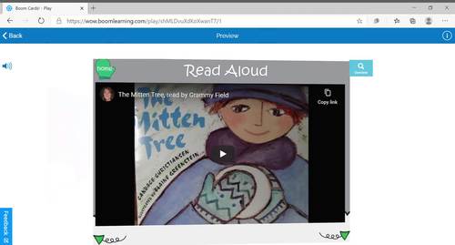 The Mitten Tree Book Companion BOOM Cards by Petite Speech Geek | TPT