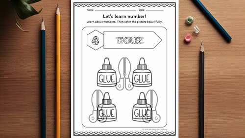 Let’s Learn Numbers 1–20 BUNDLE | Read, Count & Color Activities (PreK–K)