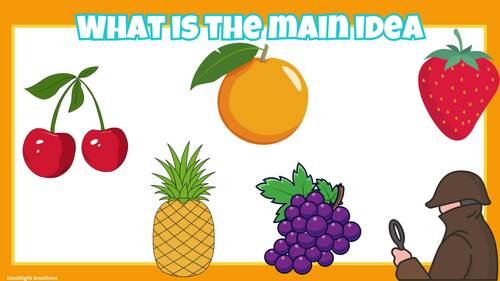 Main Idea: Interactive Google Slides by Blacklight Kreationz | TPT