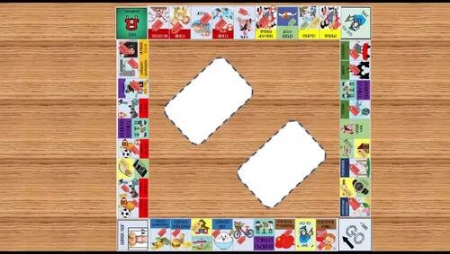Monopoly based board game to teach privilege. Asset Card Backs only