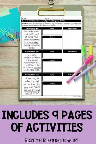 The Book of Unknown Americans Excerpt Unit Aligned with HMH 8 Digital ...