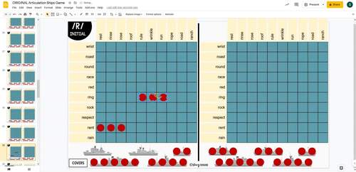 Articulation Game for Older Students Speech Therapy Teletherapy ...
