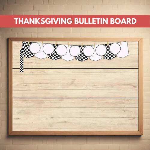 Thanksgiving In Our Thankful Era Fall Bulletin Board Kit | November ...