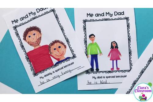 Inclusive Father's Day Writing and Drawing Activities by Ciara's Classroom