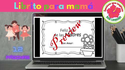 Día de las Madres, Mother's Day create a book with your students