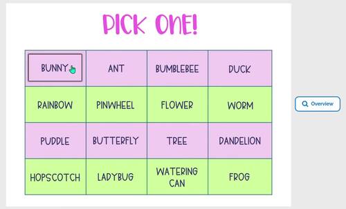 Spring Theme Gross Motor Movement Game | Boom Cards Deck by A Pedi PT