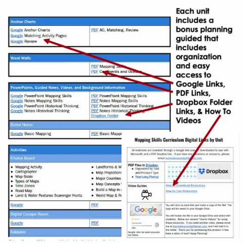 Geography United States and Canada BUNDLE (World Geography Bundle)