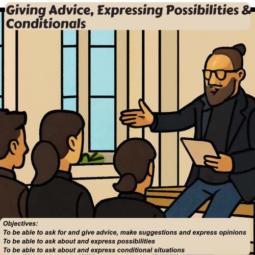 ESL Speaking & Grammar Activities: Giving Advice, Possibilities (PDF+PPT)