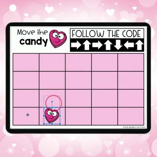 Digital Valentine's Day Coding by Sprinkle it with French | TPT