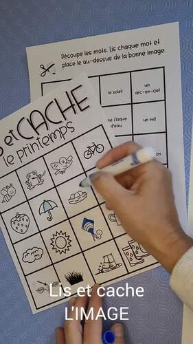Lis et cache - L'automne - Lecture (French Reading Activity) | TPT