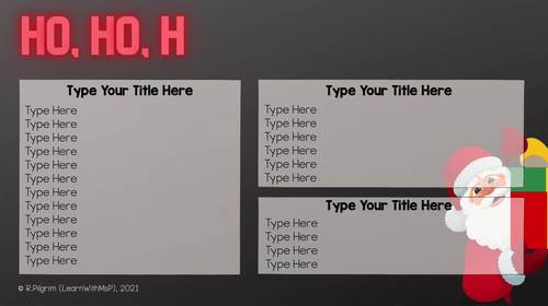 Winter Holiday Google Slide Templates with Animated Backgrounds by ...