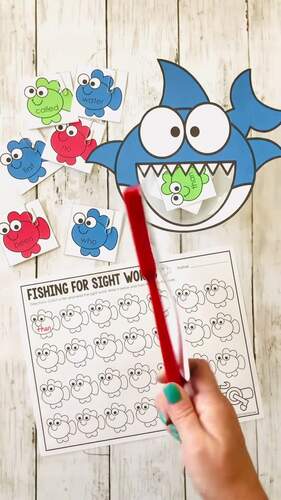 Fry's Sight Words - Hands on Activity Center for Fry's Sight Words 76 - 100