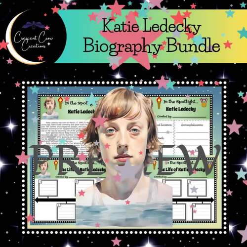 Sports Athlete and Olympian Katie Ledecky Biography Bundle | TPT