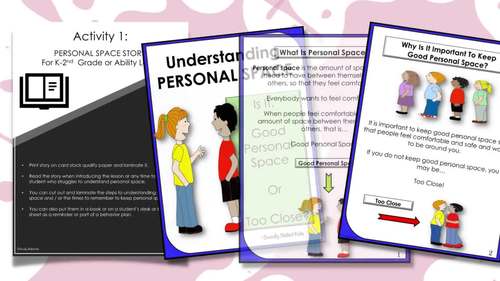 Personal Space - Activities and Social Skills Stories Differentiated ...