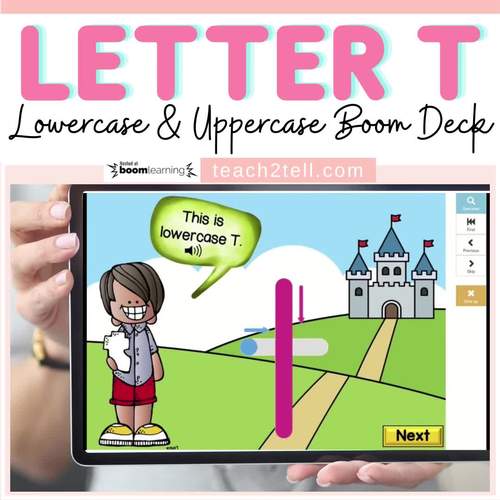 Alphabet Letter T of the Week Boom Digital Cards by Teach2Tell | TpT