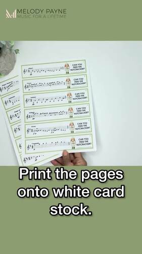 Treble Clef Ledger Lines Piano Sight-Reading Game - Feed the Nutcracker
