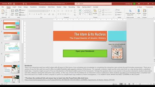 Experiments of Atomic History | Complete, Inquiry-Based Chemistry Lesson