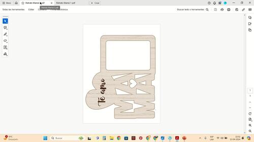 Dia de la Madre Manualidades para Fotografía Archivo de maquina de ...