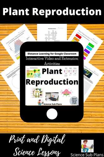 Distance Learning Google Classroom: Plant Reproduction Video and Activities