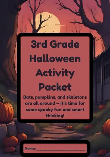 BUNDLE Spooktacular Scholars: Halloween Learning Packet (Grade 3)