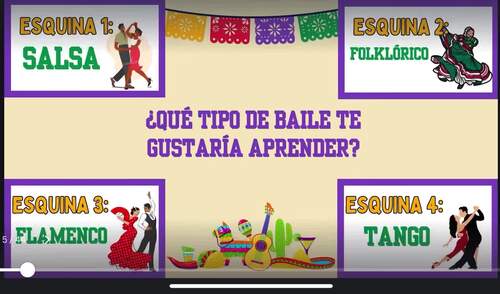 Four Corners Hispanic Heritage Month SPANISH, Juego Mes de la Herencia ...