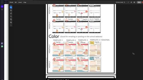 Editable Newsletter Templates Circus Themed - Weekly & Monthly by ...